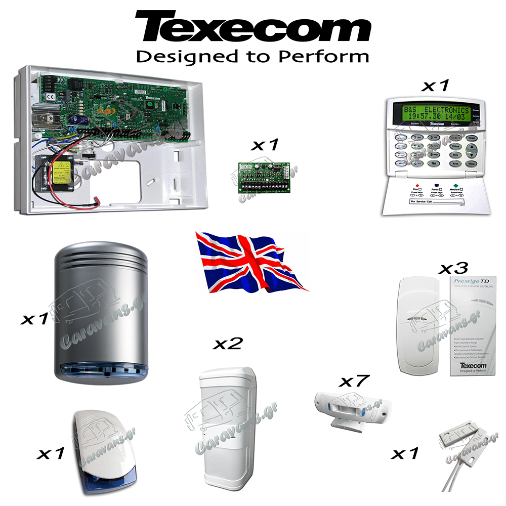 Texecom Πακέτο Συναγερμού Νο.4 ⋆ Caravans.gr | Χαραλαμπίδης Γ. | Τροχόσπιτα
